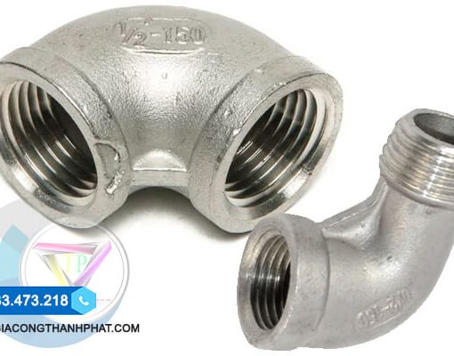 Co Inox Phi 60 - Dạng Co Hàn, Co Ren Inox 304 2 inch